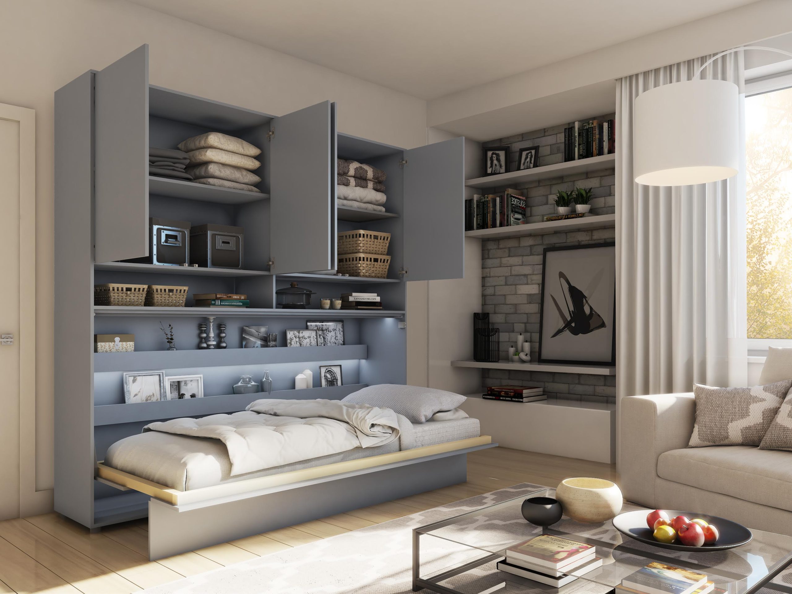 BC-11 Homage Bed Unit for Horizontal Wall Bed Concept 90cm - Solid Home ...