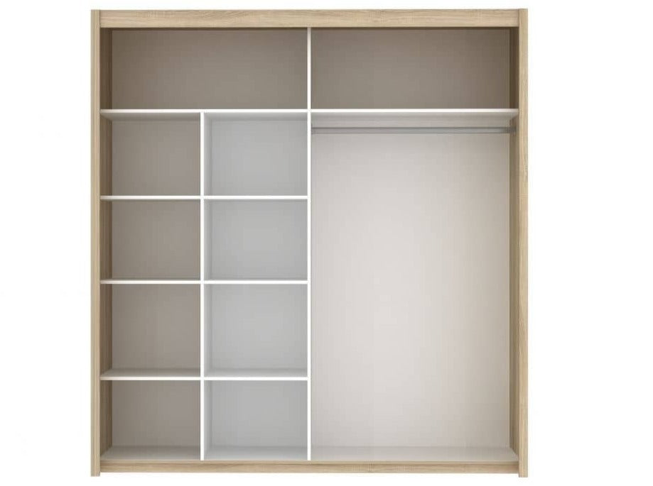 Yeoman Sliding Door Wardrobe 200cm - Solid Home Furniture