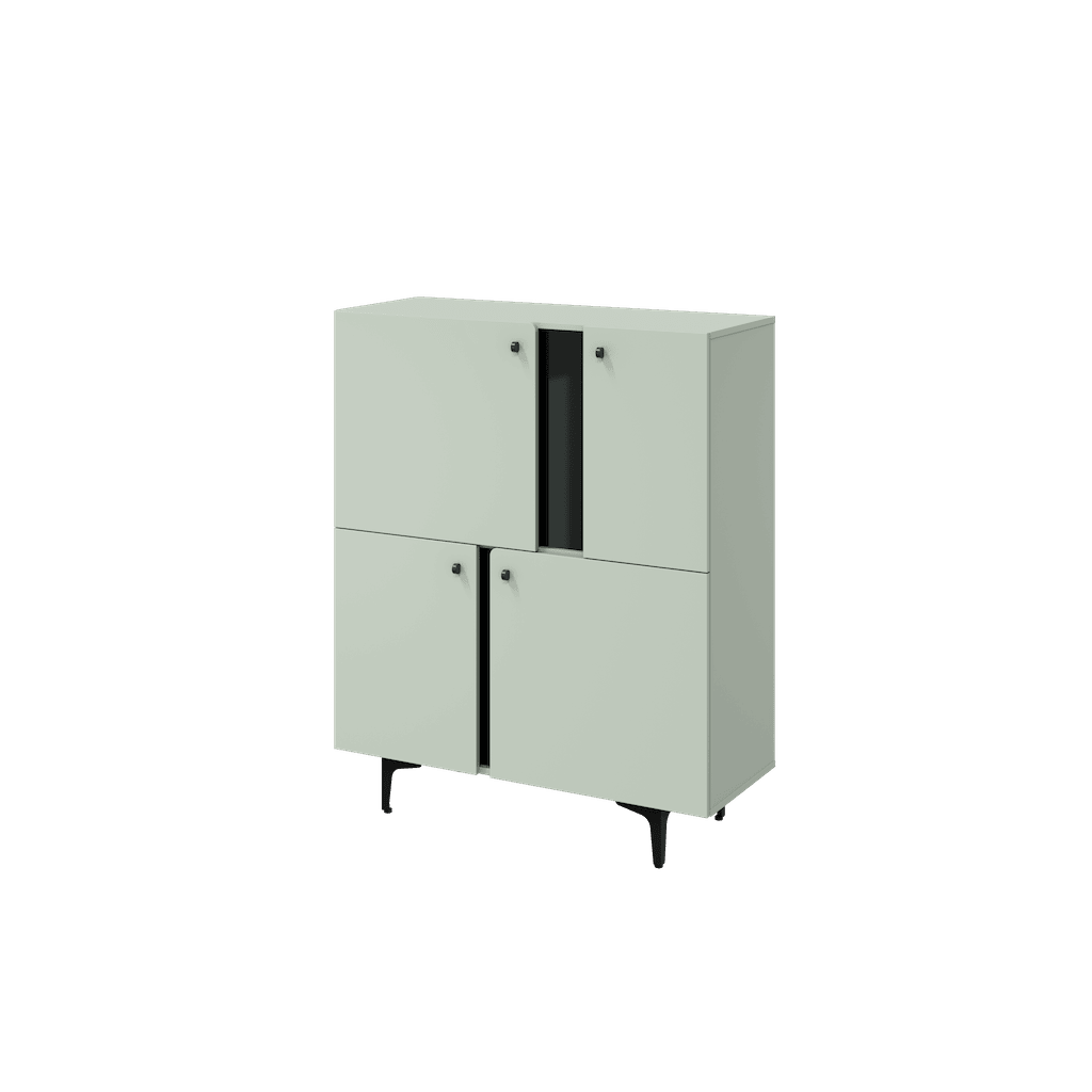 Wessex Highboard Cabinet 105cm - Solid Home Furniture