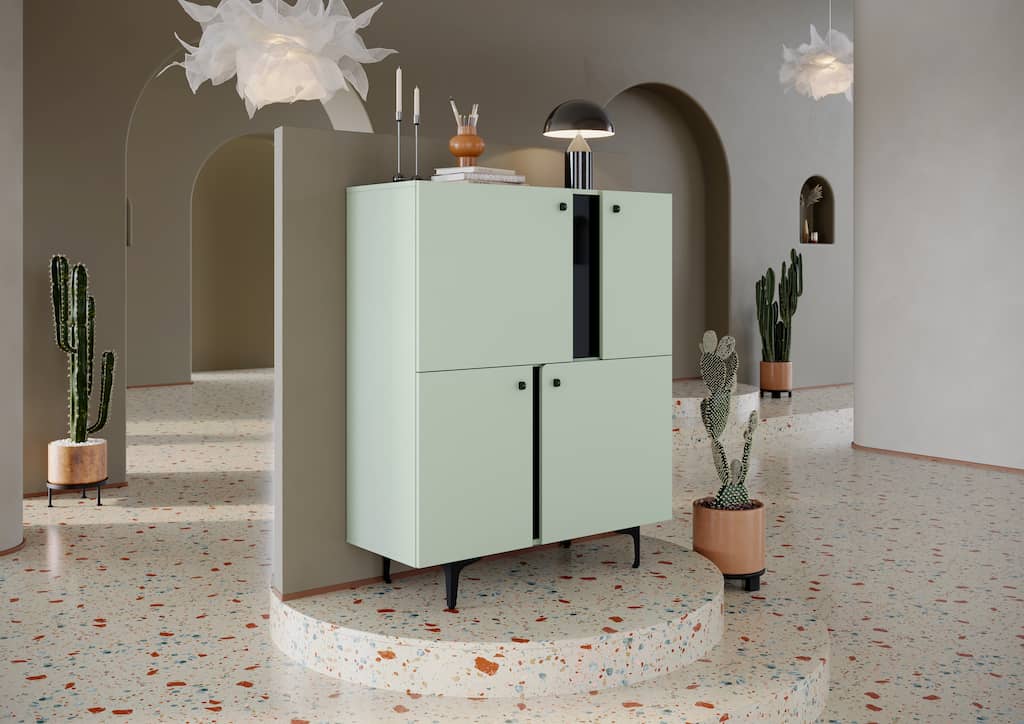 Wessex Highboard Cabinet 105cm - Solid Home Furniture